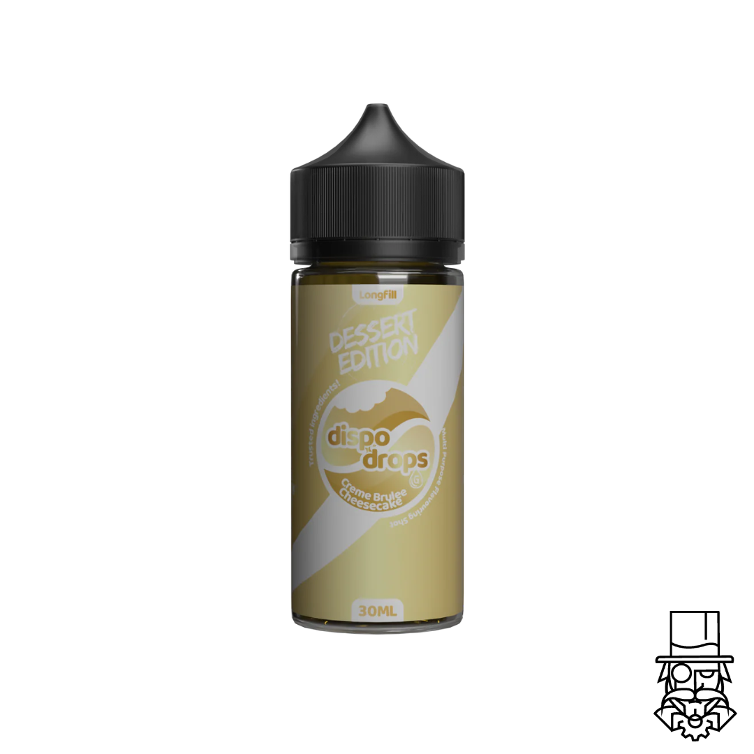 Dispo drops Creme Brulee Cheese Cake Longfill – Sir Vape