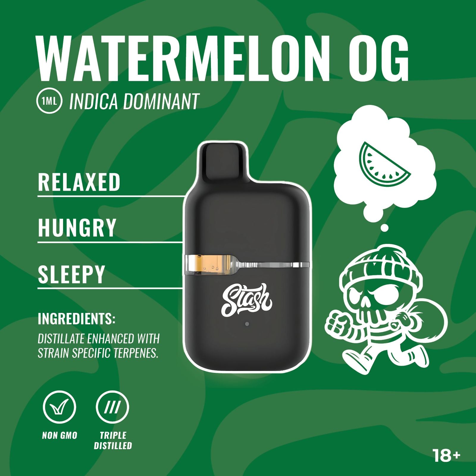 STASH - Watermelon OG - 1ml Disposable – Sir Vape