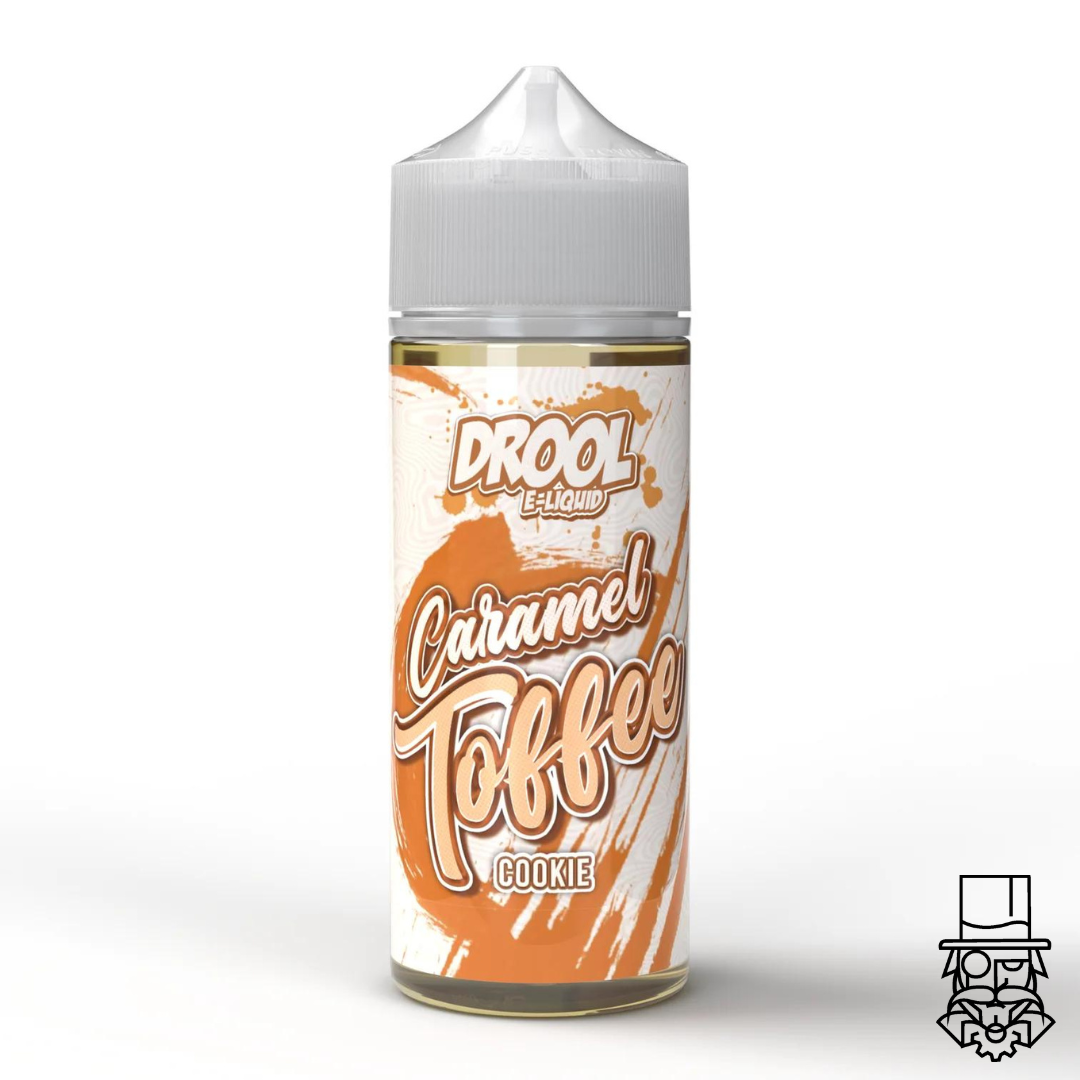 Drool Caramel Toffee Cookie Long Fill 120ml – Sir Vape